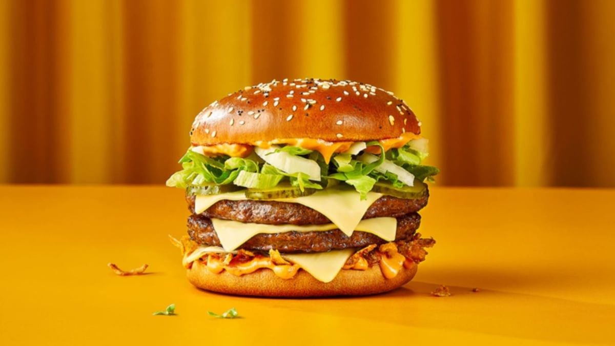 McDonald’s biggest burger finally lands in US after becoming cult hit