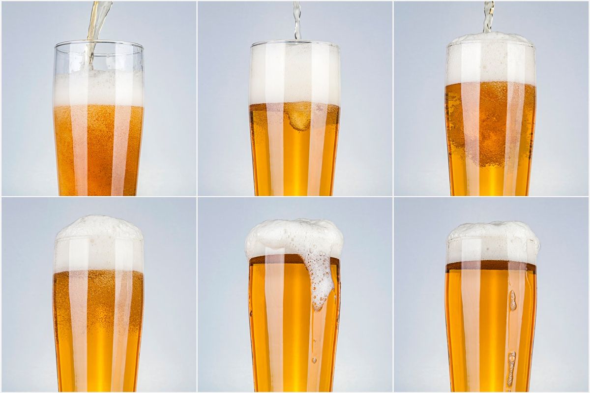This bizarre nose hack apparently gets rid of beer foam super fast