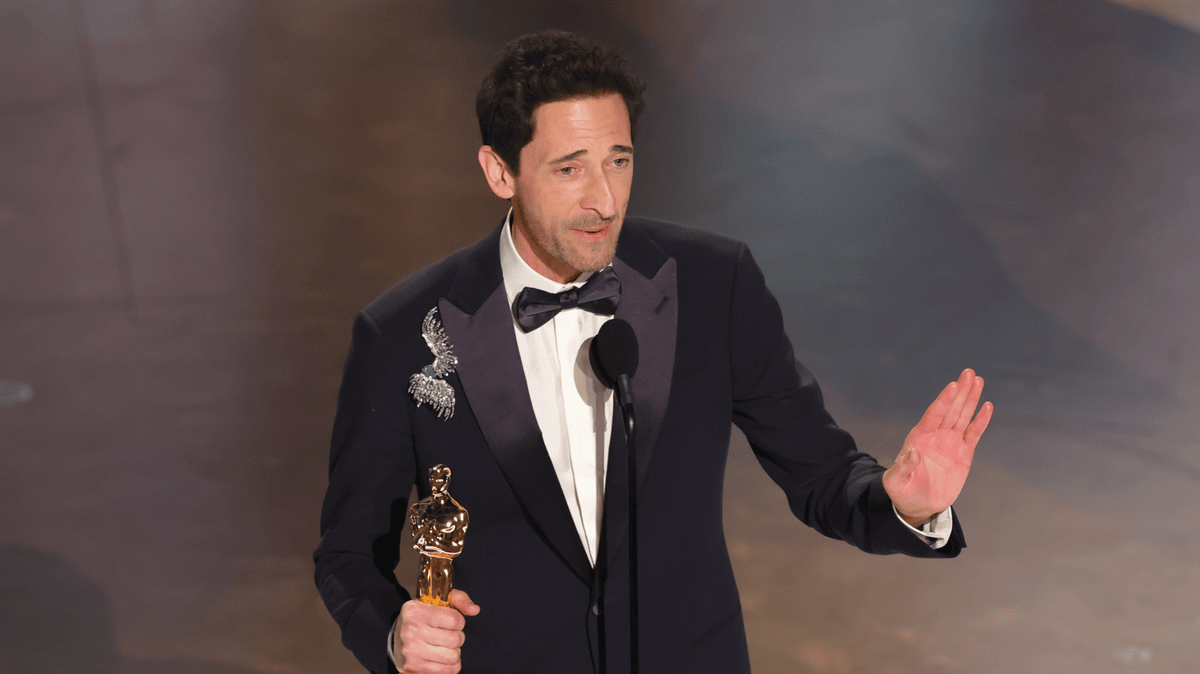 Adrien Brody has bold four-word reaction to Oscars trying to cut his ...
