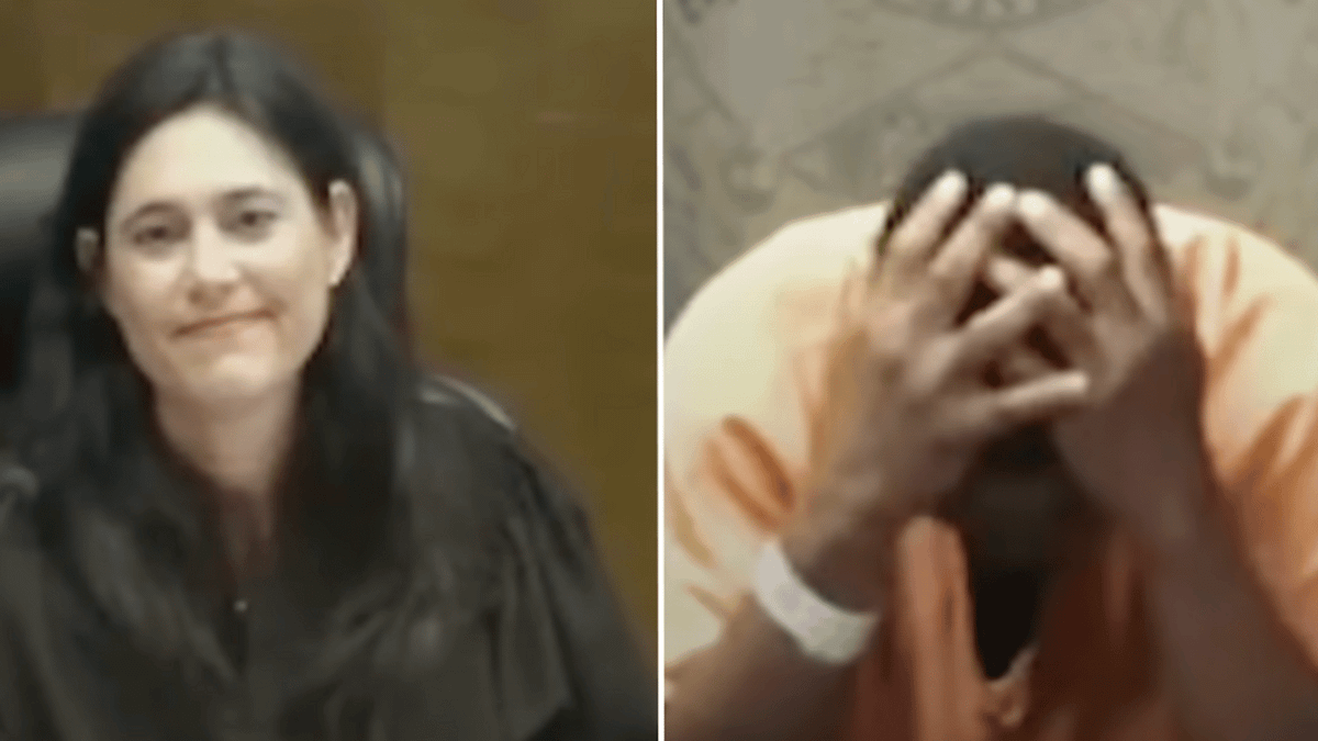 Heartbreaking moment judge recognises old classmate in courtroom dock