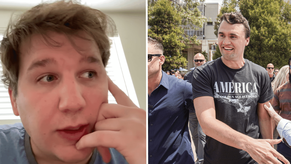 Student debating Charlie Kirk as he was fatally shot speaks out on the ...