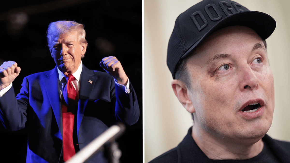 Donald Trump reveals Elon Musk had fight outside his office before the ...