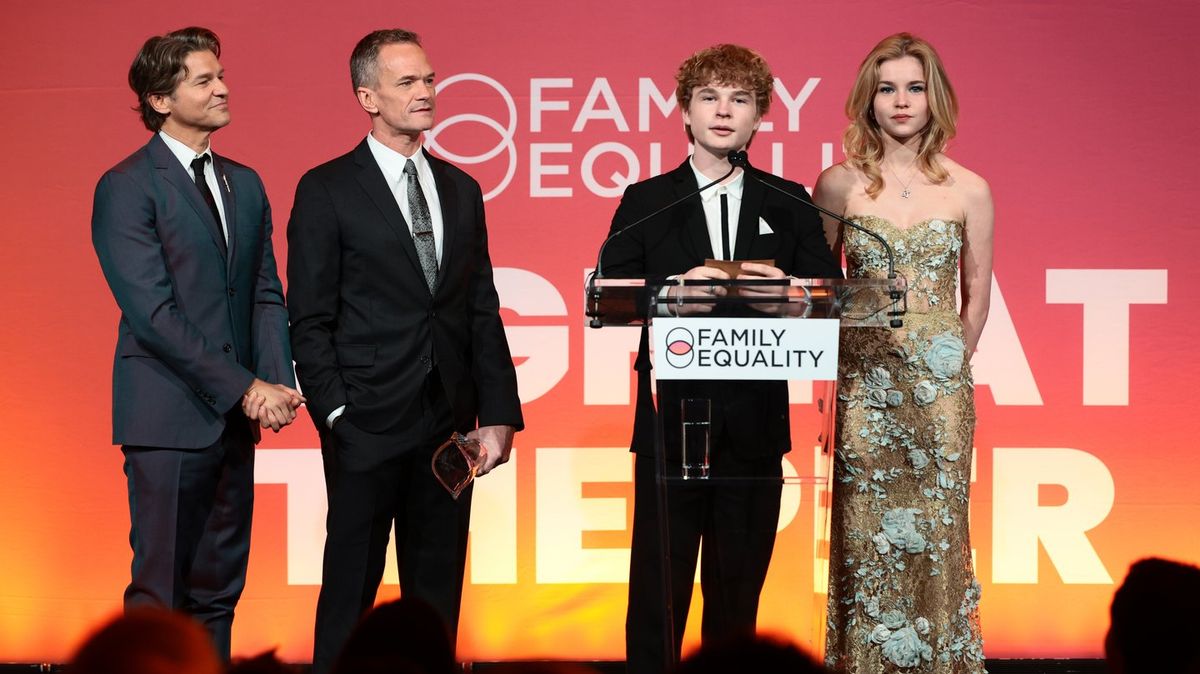 Neil Patrick Harris’ twins aim savage jab at their dads in rare speech