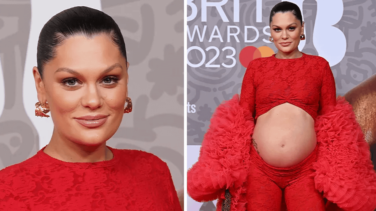 Jessie J shows off bump as she returns to Brit Awards after revealing ...