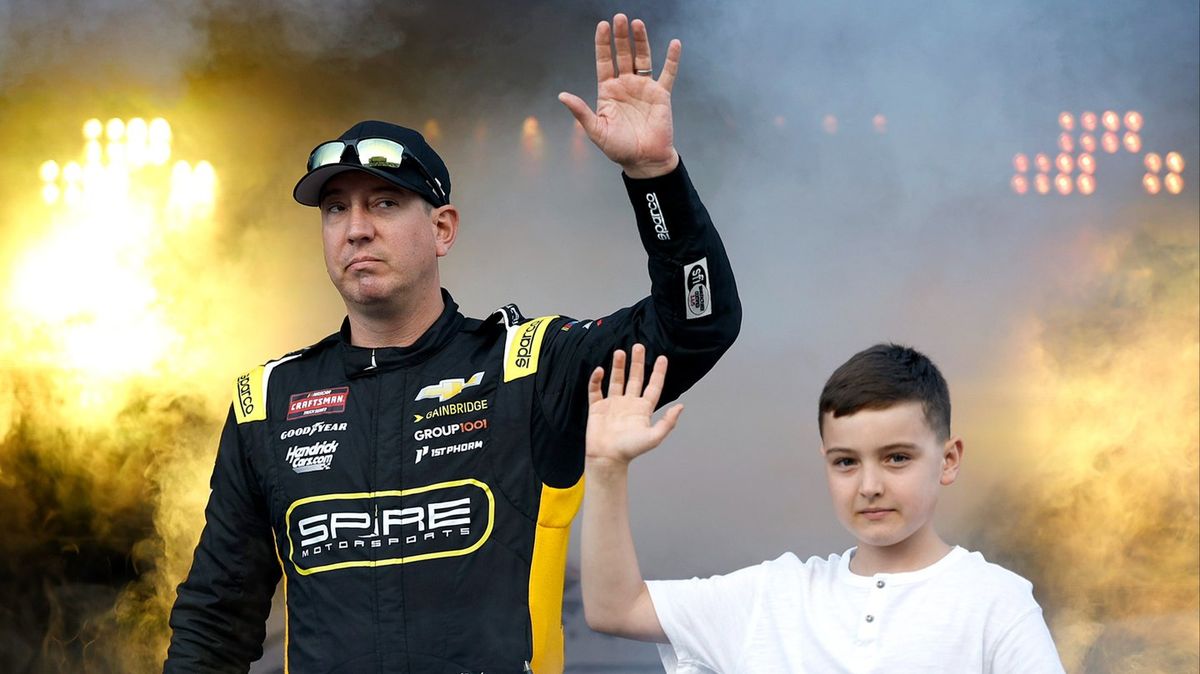 NASCAR champion Kyle Busch celebrated his son's birthday in ...