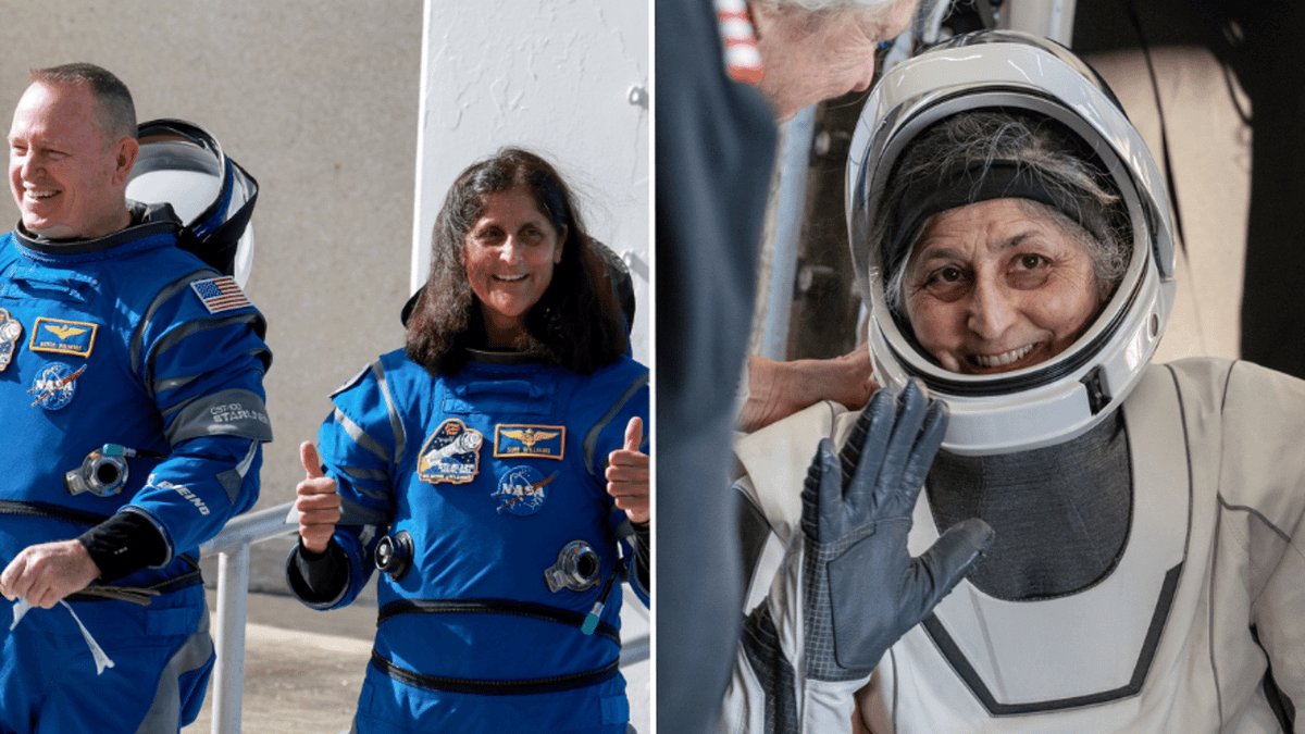 'Stranded' NASA astronauts' major appearance change explained as before ...