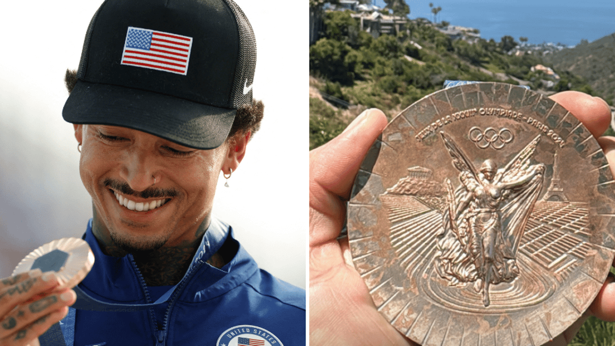 Olympic athlete shows disgusting quality of bronze medal a week after ...