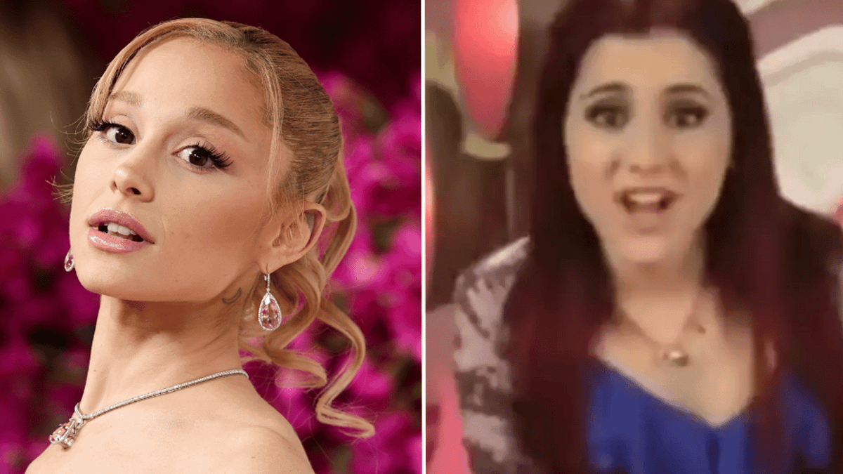 Ariana Grande reacts to acting out 'unbelievable' sexual 'innuendos' on ...