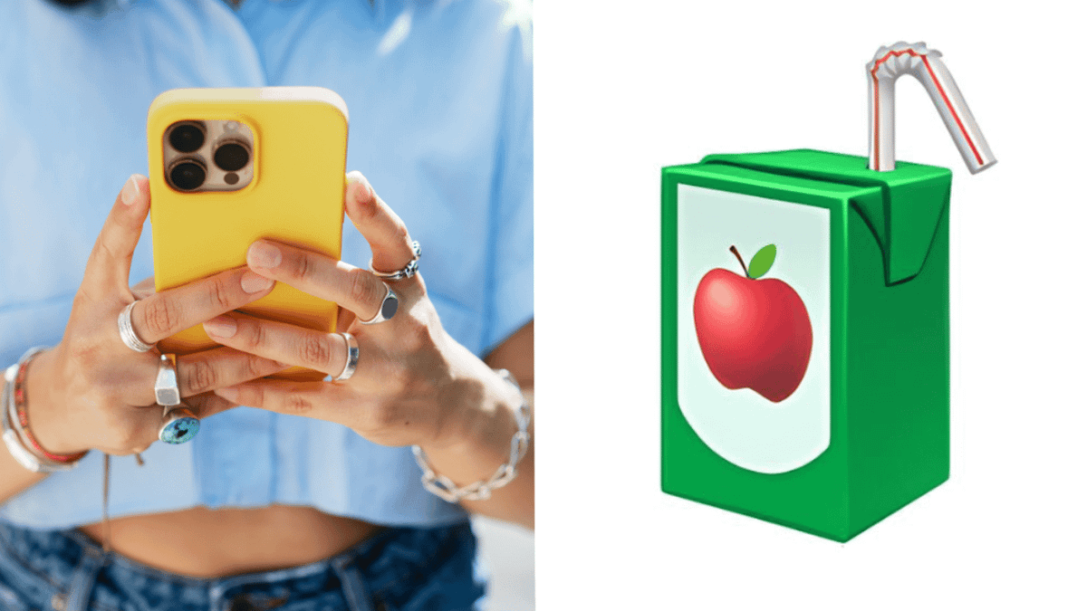 Juice box emoji's controversial meaning explained as ban looms