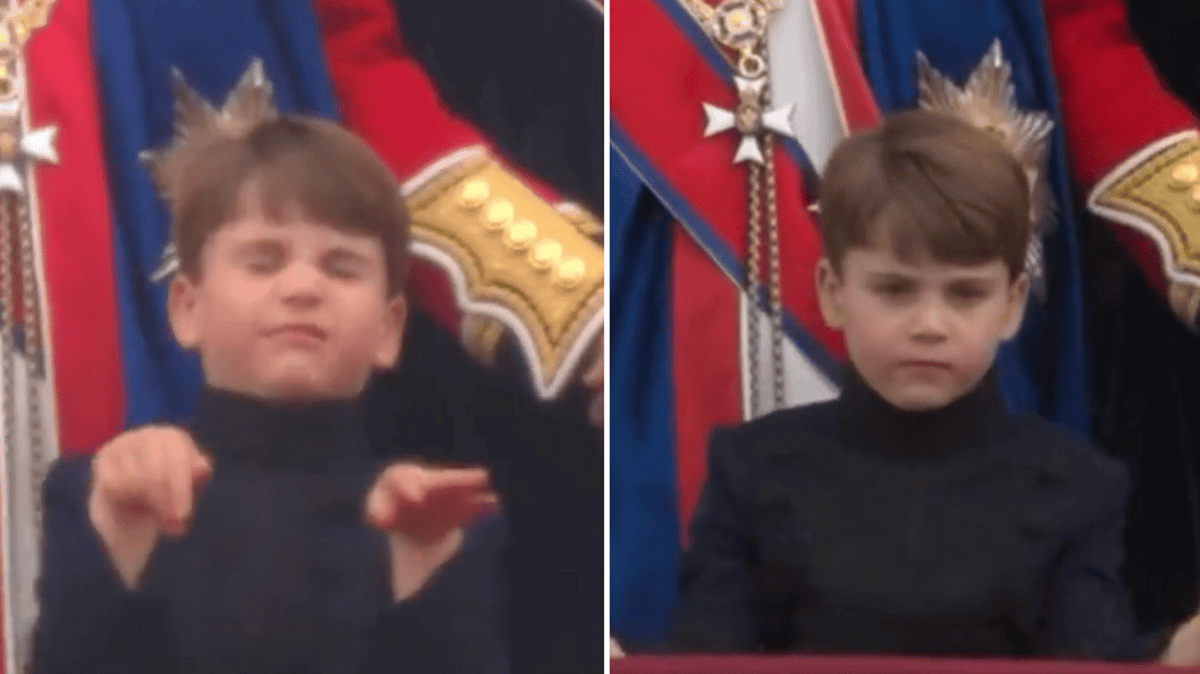 Prince Louis is an ‘absolute mood’ on Buckingham Palace balcony as he ...