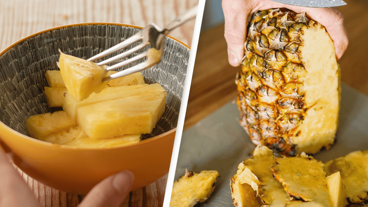 People horrified to learn that when you're eating pineapple that the ...
