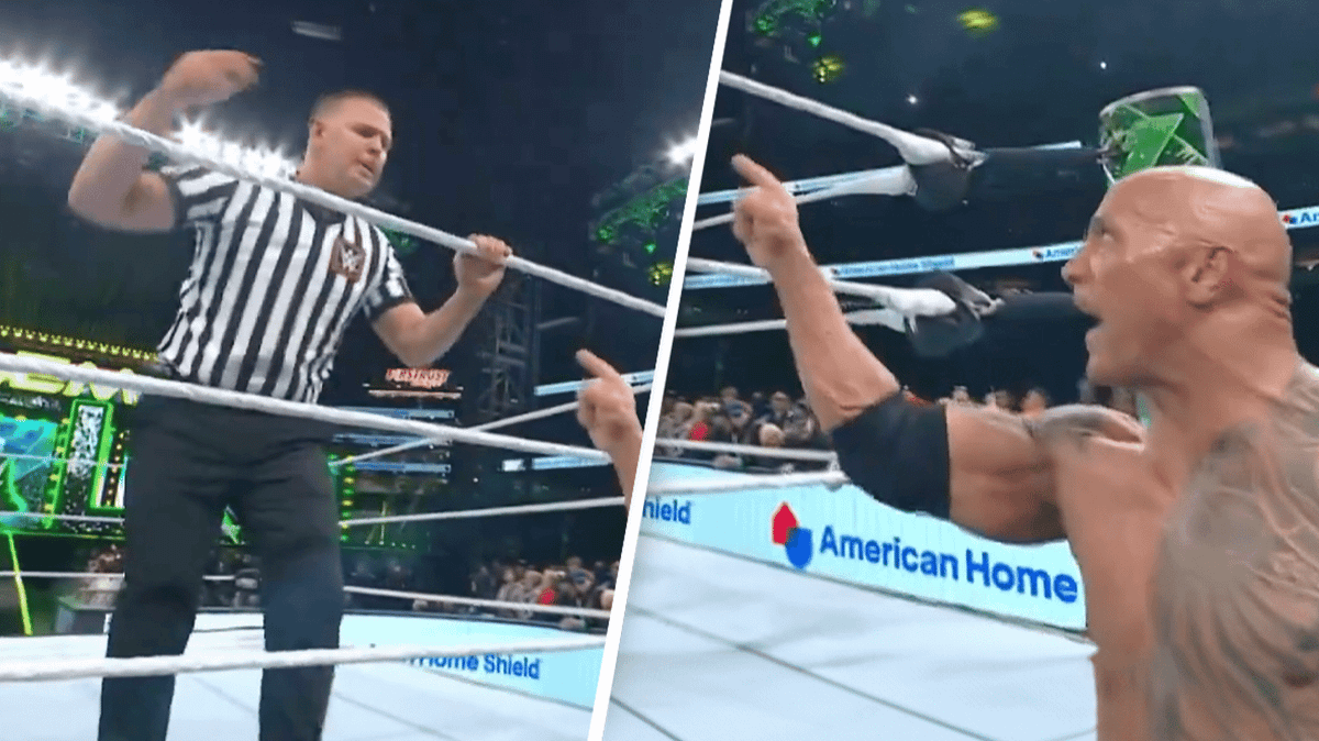 WWE forced to mute live coverage at WrestleMania 40 after The Rock ...