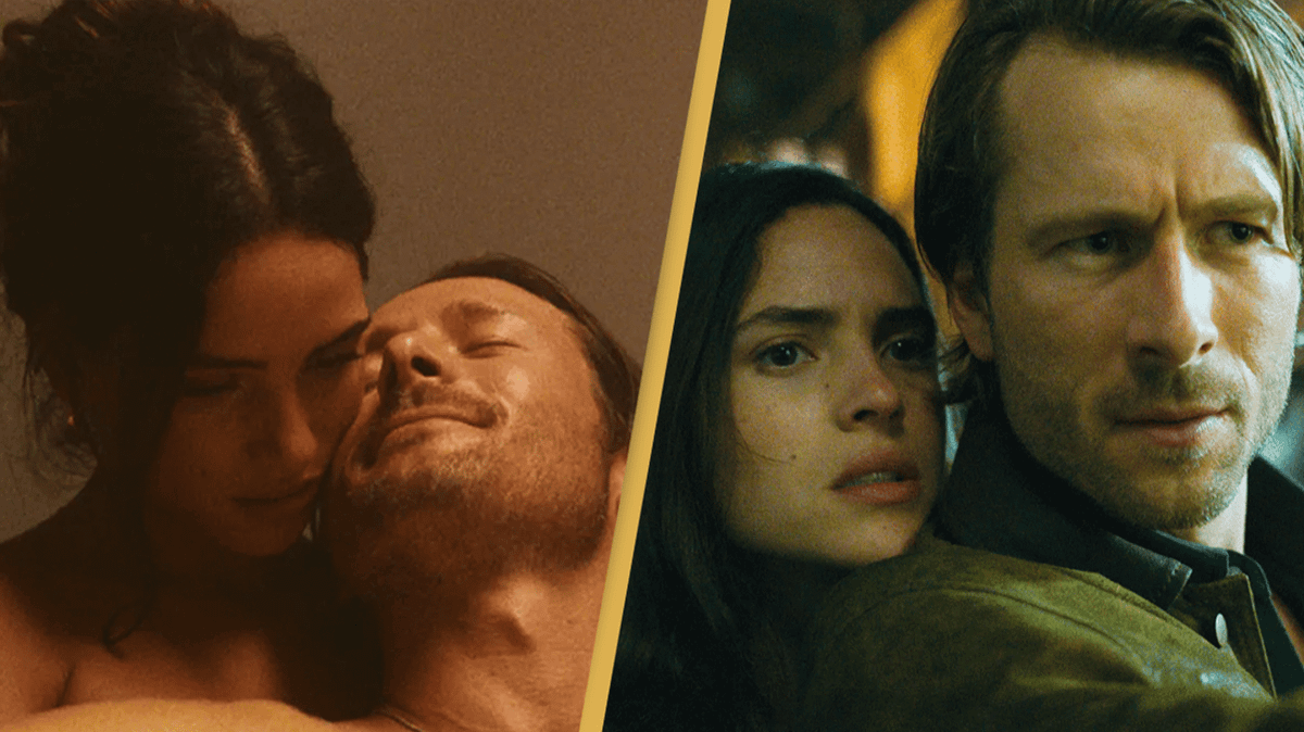 Glen Powell and Adria Arjona had to film sex scenes with 'crazy rash ...