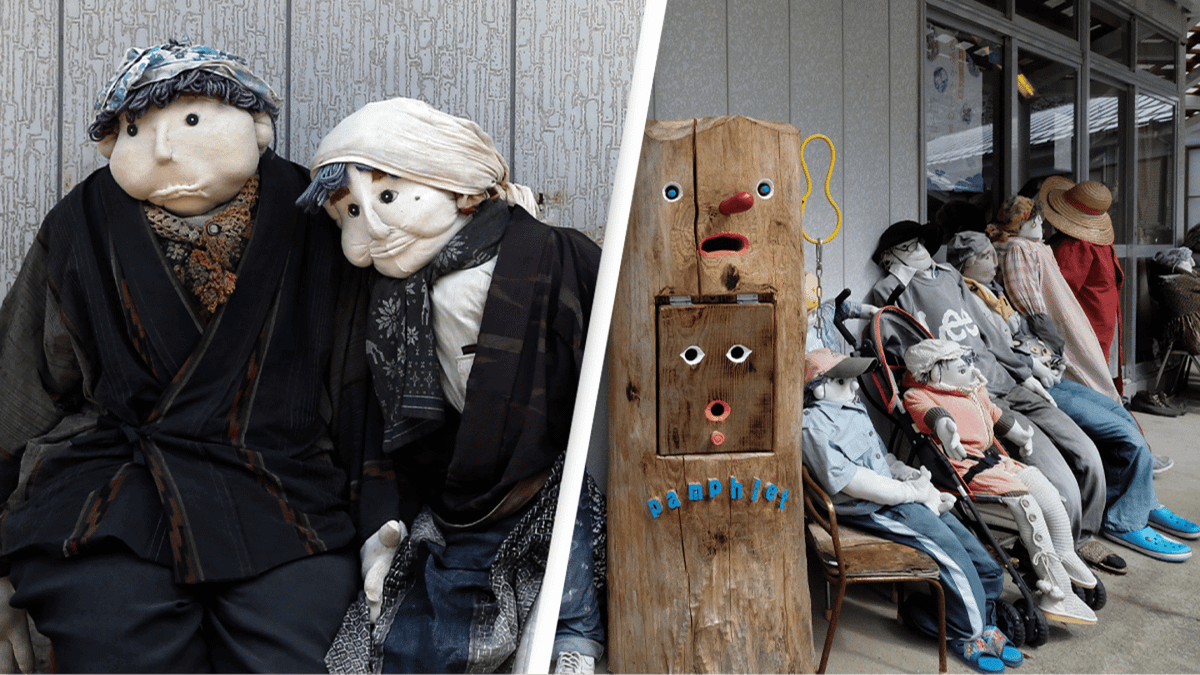Inside eerie town where hundreds of life-sized dolls have replaced real ...