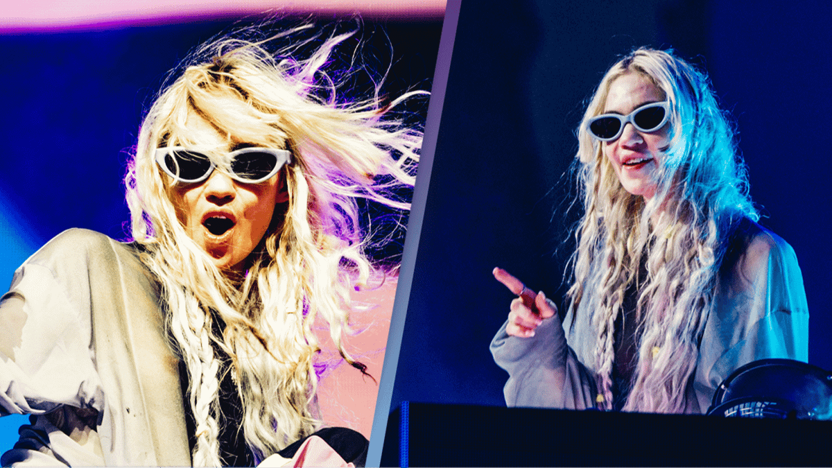 Grimes screams on stage after facing 'major technical difficulties ...