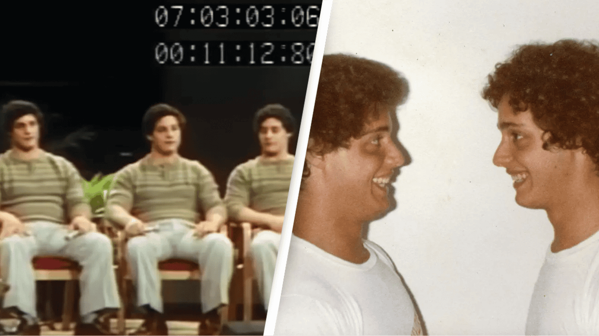 Identical triplet brothers separated at birth in ‘cruel’ experiment ...