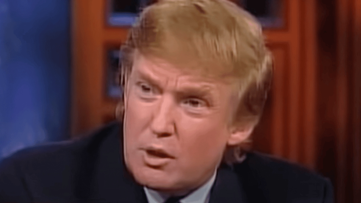 Resurfaced footage from 1999 shows Donald Trump explaining his ...