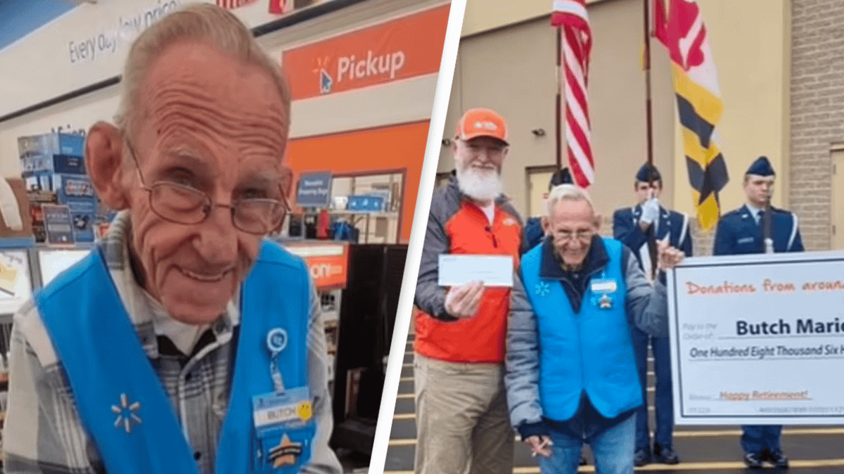Walmart worker, 82, finally able to retire after people raise $100,000 ...