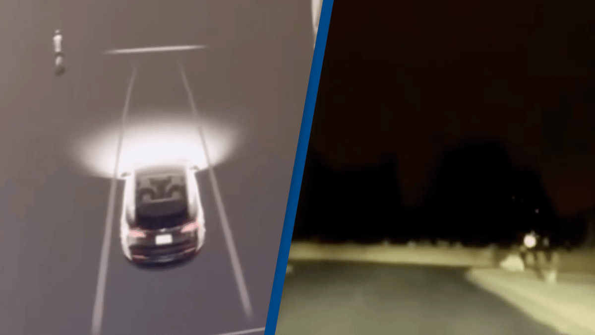 Man driving Tesla through cemetery at night is shocked to see 'ghosts ...