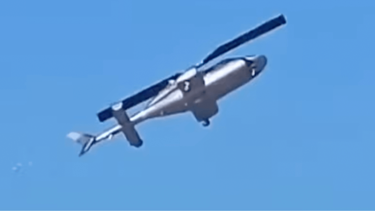 Terrifying footage shows helicopter spinning out of control and ...