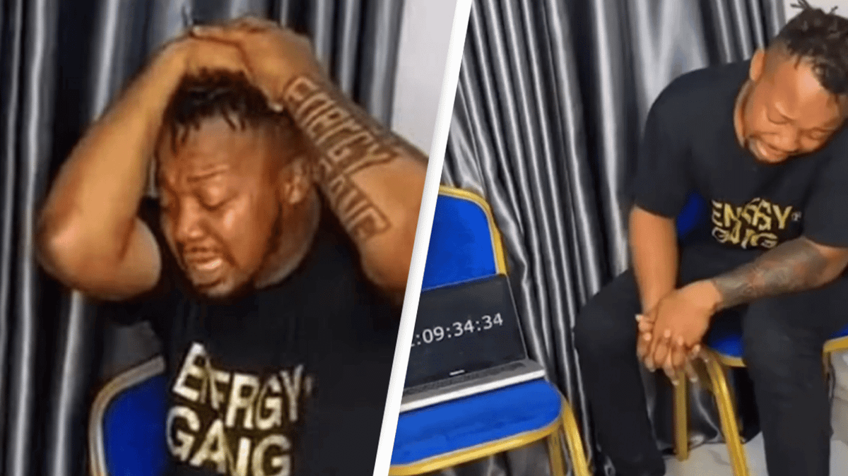 Man loses sight for 45 minutes after attempting to break world record ...