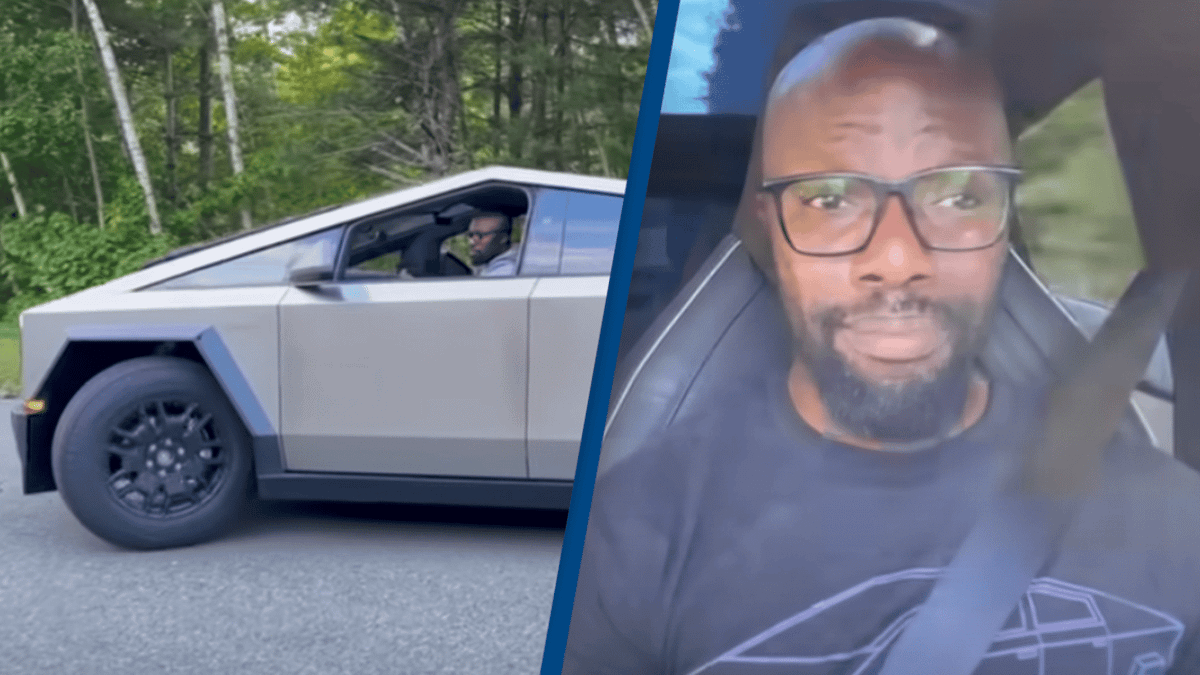 Cybertruck driver reveals the one problem he has every time he drives