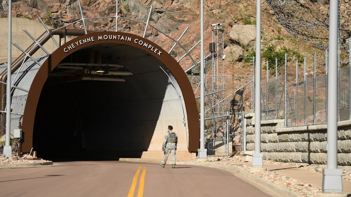 Military reveals secret bunker 2,000 feet underground where Trump could ...