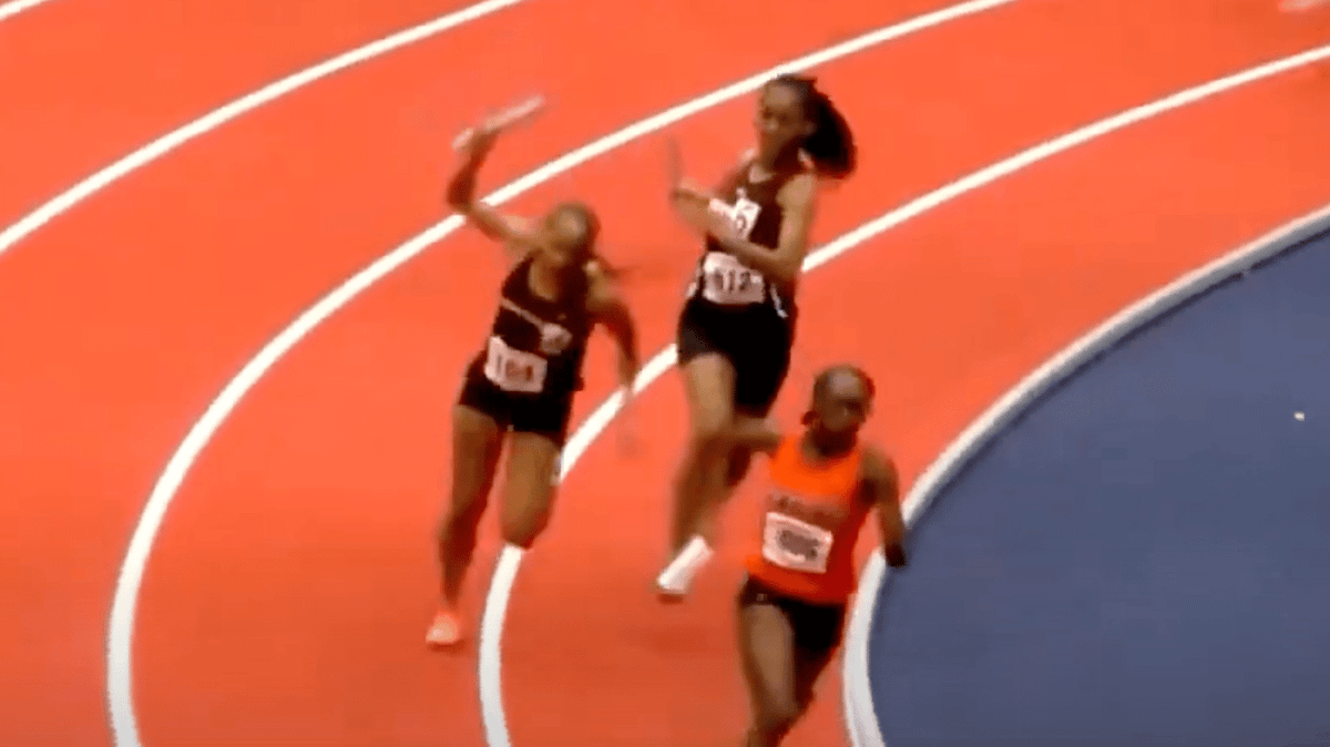 Everything we know about runner who 'attacked' opponent with baton ...