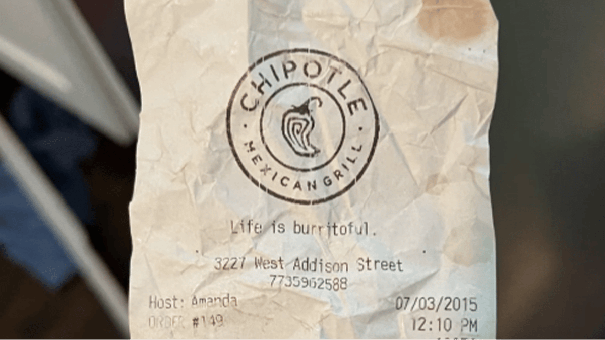 Chipotle customer finds receipt from 10 years ago and the comparison is ...