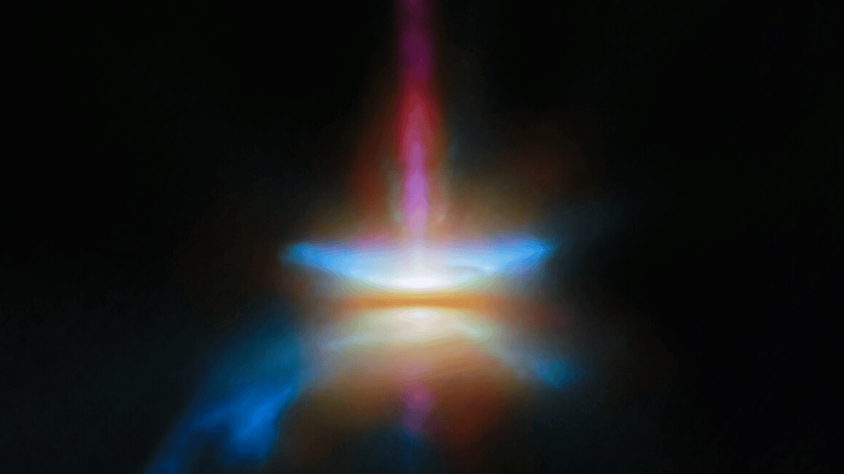 NASA telescope takes mind-blowing photo of the exact moment a star is born
