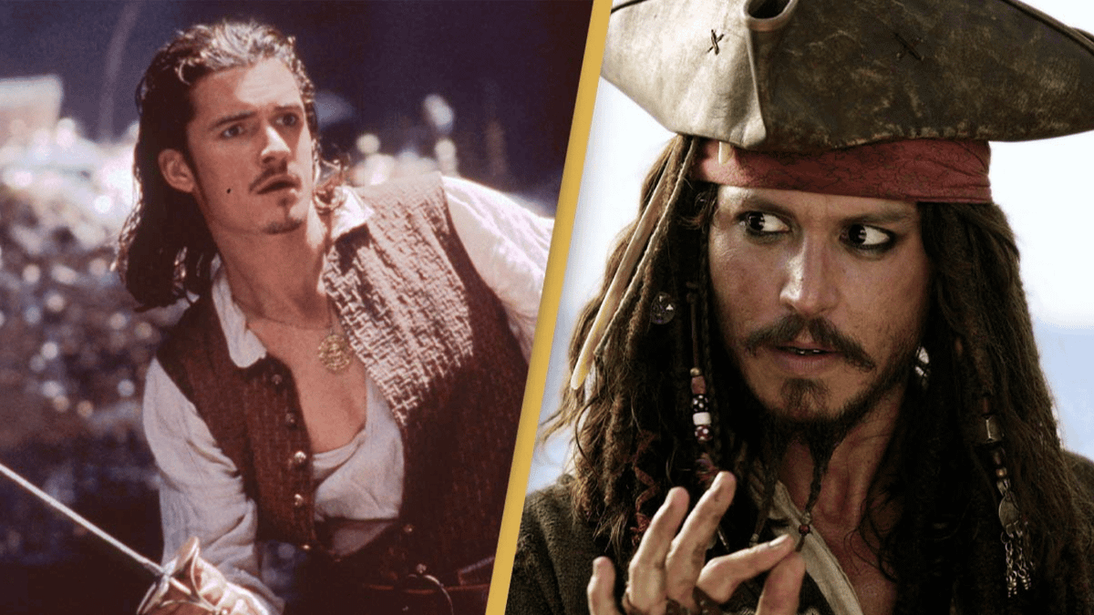Stuntman explains how they made iconic Johnny Depp Orlando Bloom sword ...