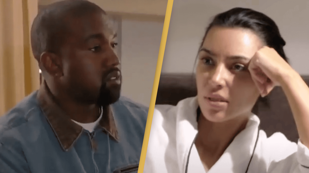 Resurfaced footage shows Kanye West trying to stop ex-wife Kim ...