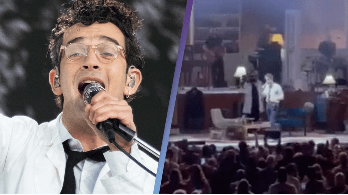 Matty Healy speaks out at concert pledging to 'do better' after series ...