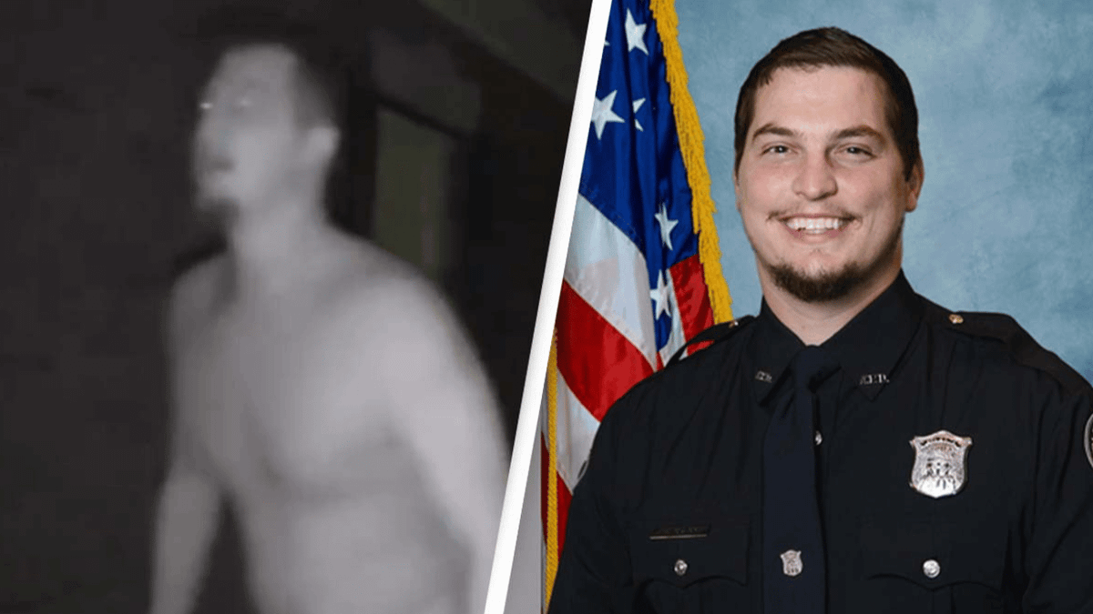 Final moments of police officer caught on doorbell camera before he was ...