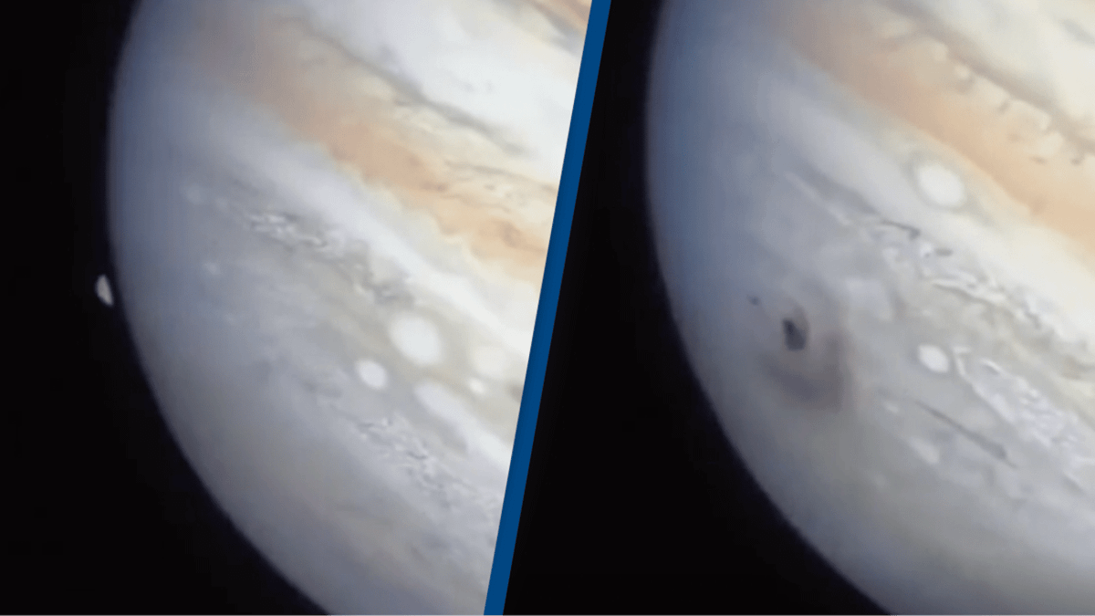 Astonishing first-ever images of a planet being hit by an asteroid are ...