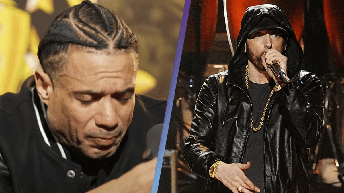 Benzino starts crying talking about Eminem after rapper destroyed him ...