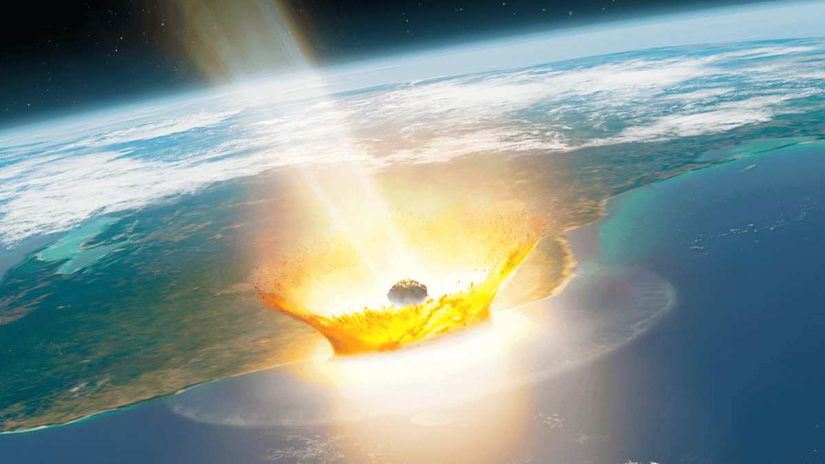 Terrifying animation shows disastrous impact 'city destroying' asteroid ...