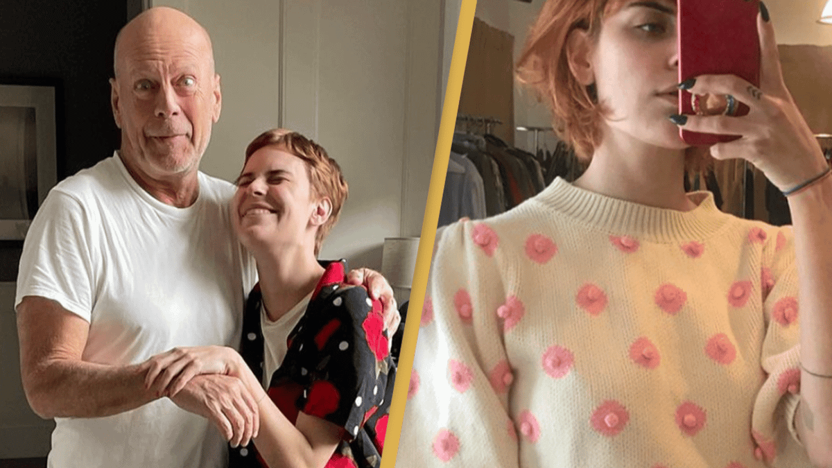 Bruce Willis’ daughter praised for sharing intimate photos after ...