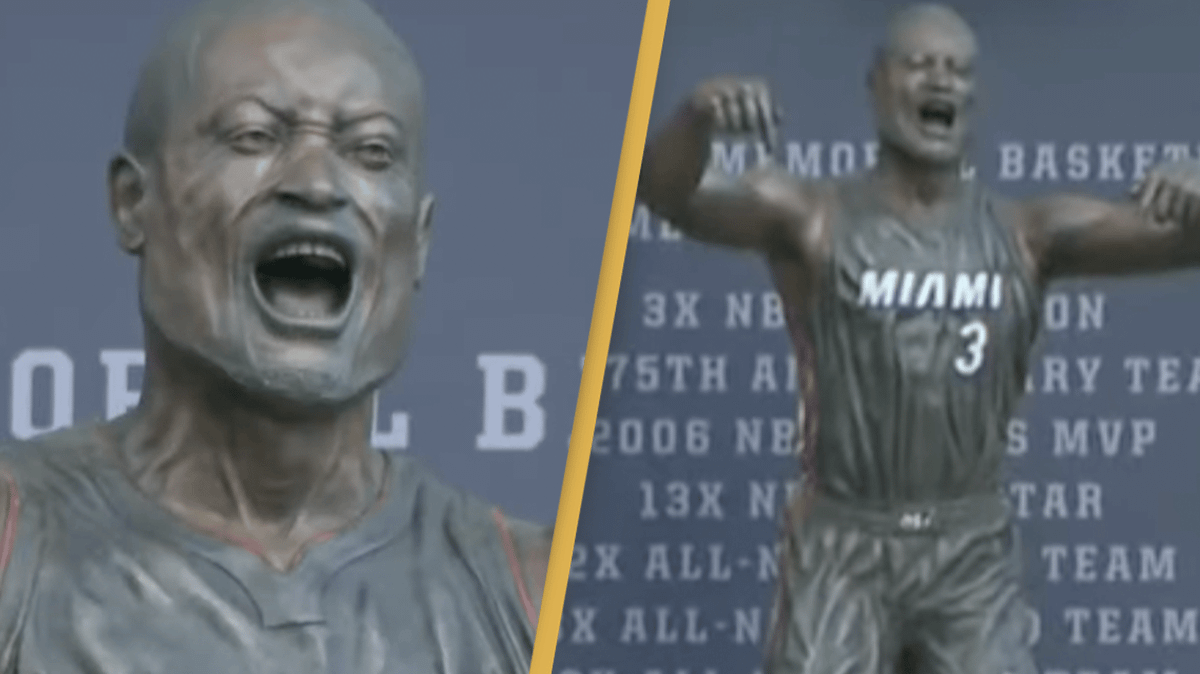 'Unrecognizable' statue of NBA legend is unveiled and fans are roasting ...