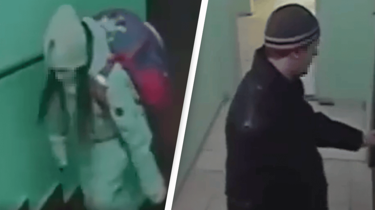 CCTV footage shows terrifying moment 9-year-old girl outsmarts man who ...