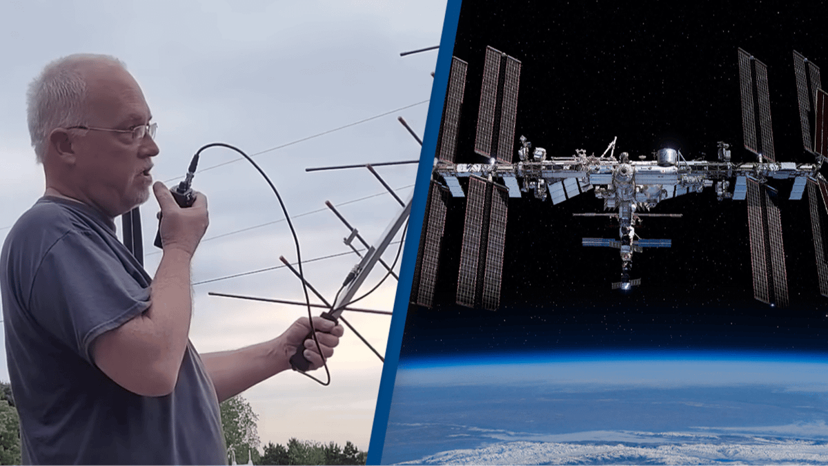 Incredible moment man speaks to astronaut after making contact with ...