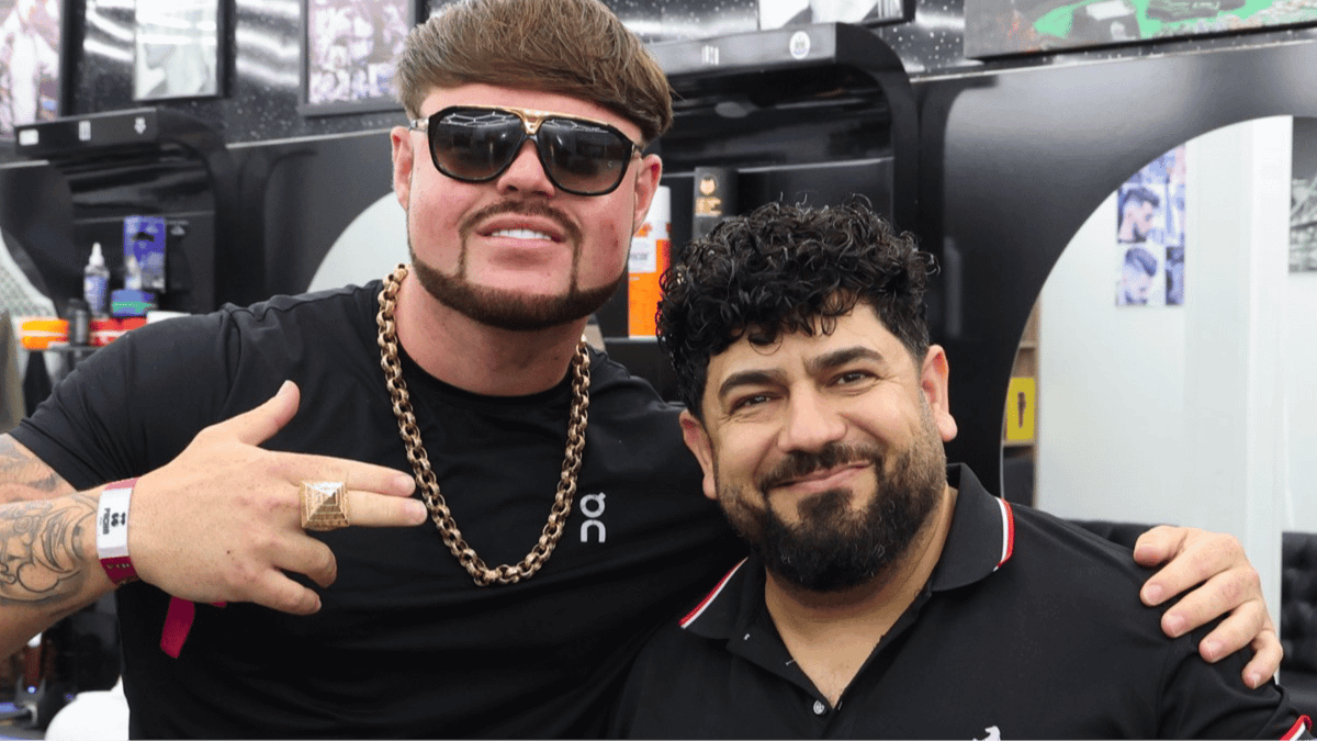 Barber of 'Ibiza final boss' reveals secret behind haircut as viral ...