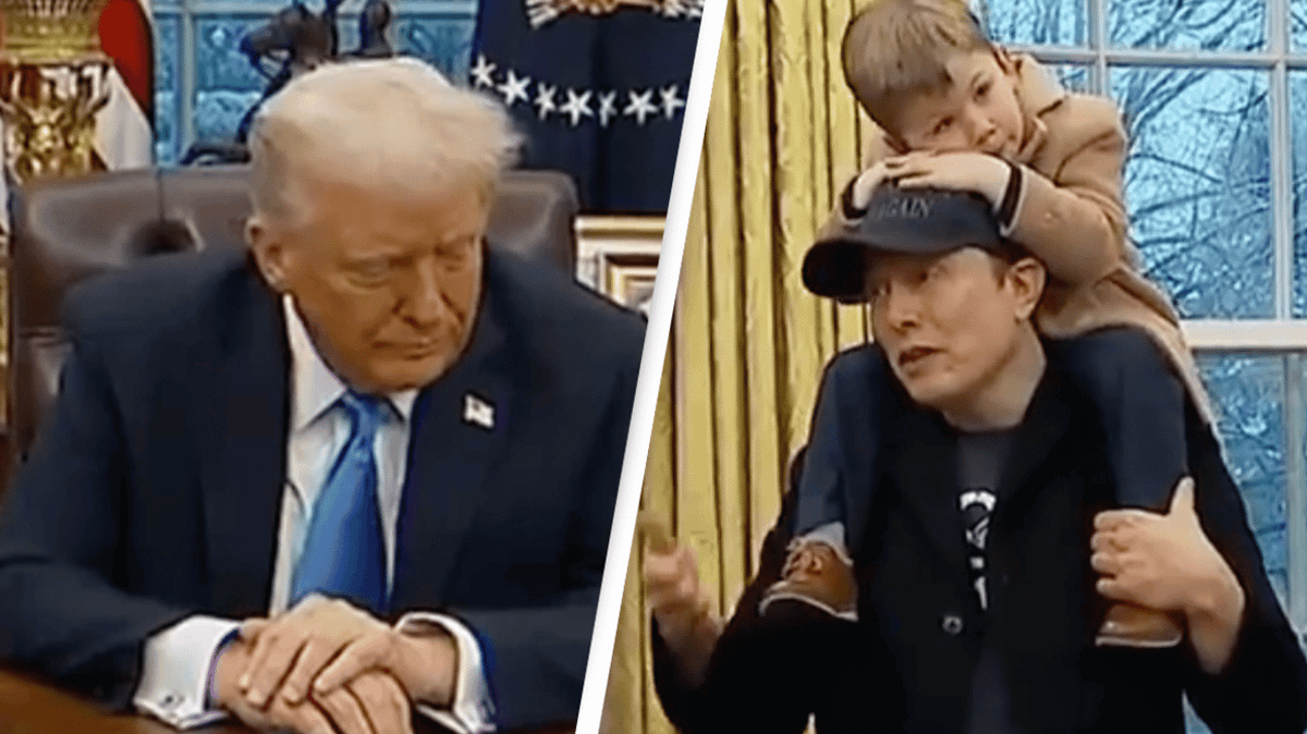People point out Donald Trump's 'uncomfortable' reaction to Elon Musk's ...