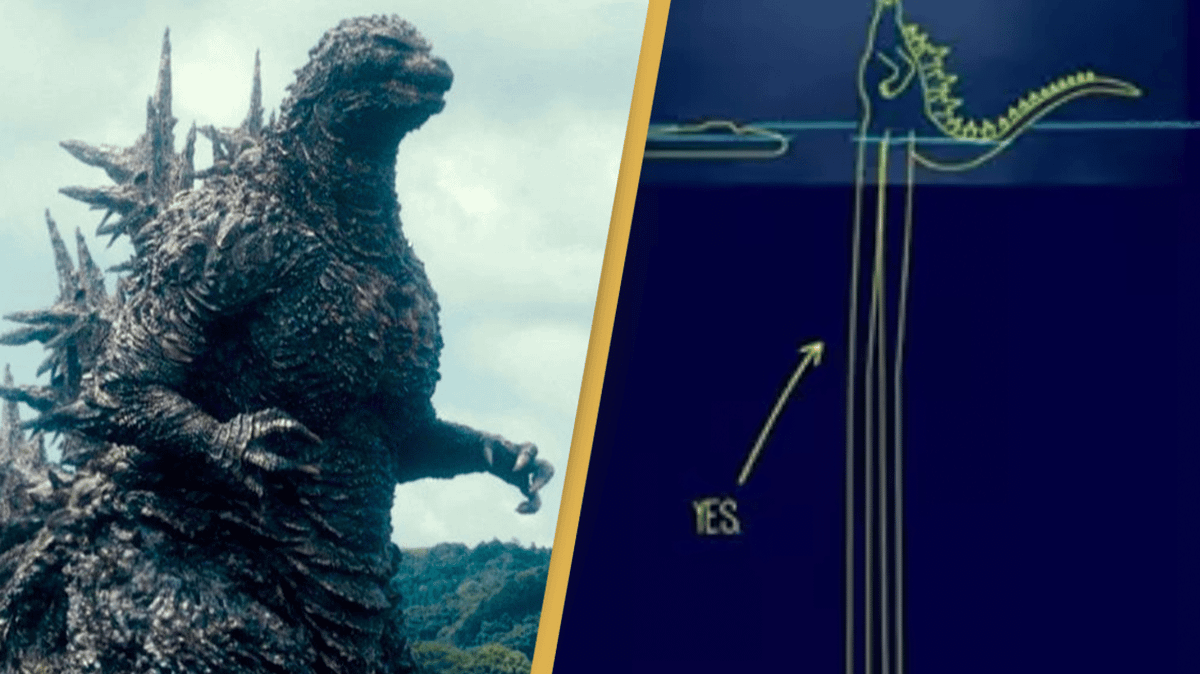 Artist works out exactly how long Godzilla's legs are to stand in ocean ...