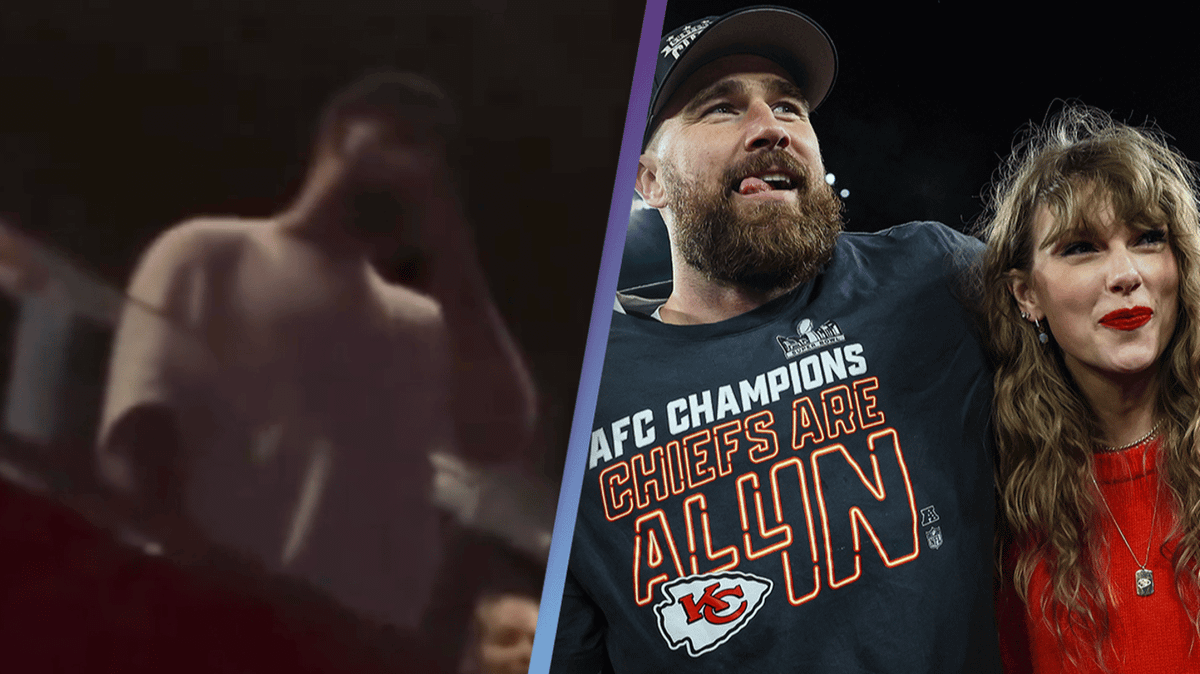 Taylor Swift fans are convinced they spotted Travis Kelce crying as she ...