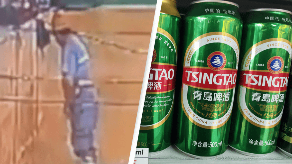 Tsingtao beer launches investigation after man is spotted urinating ...