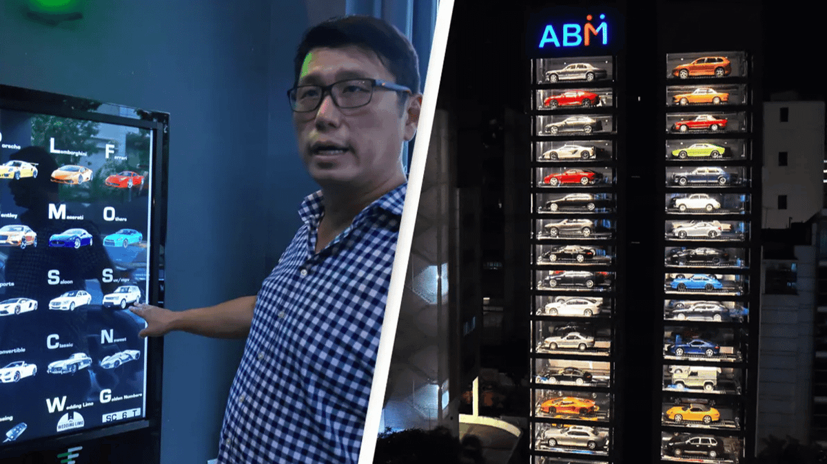 World’s most expensive vending machine is 15 storeys tall and uses ...