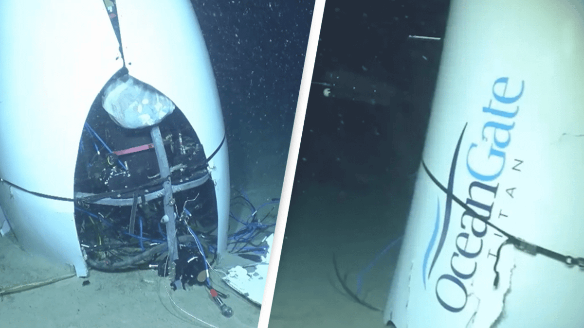 Real reason why Titan sub parts are still whole as video of implosion ...