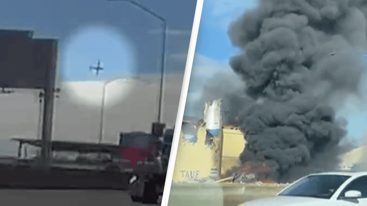 Audio transmission captures pilot's tragic final words as plane crashed ...