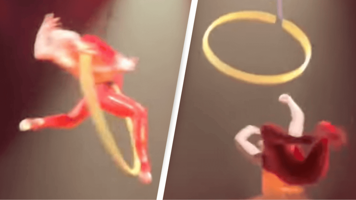 Cirque du Soleil performer falls to the ground during live stunt in ...